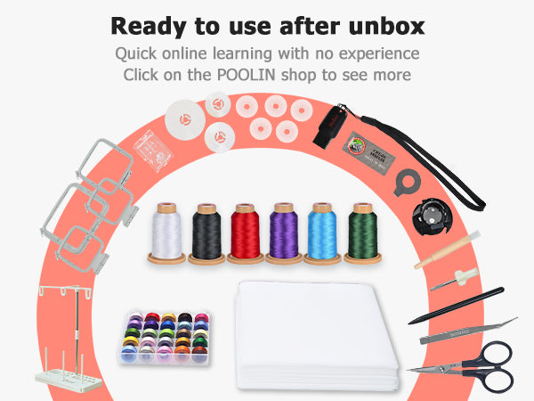 POOLIN EOC06 Embroidery Machine – Poolin