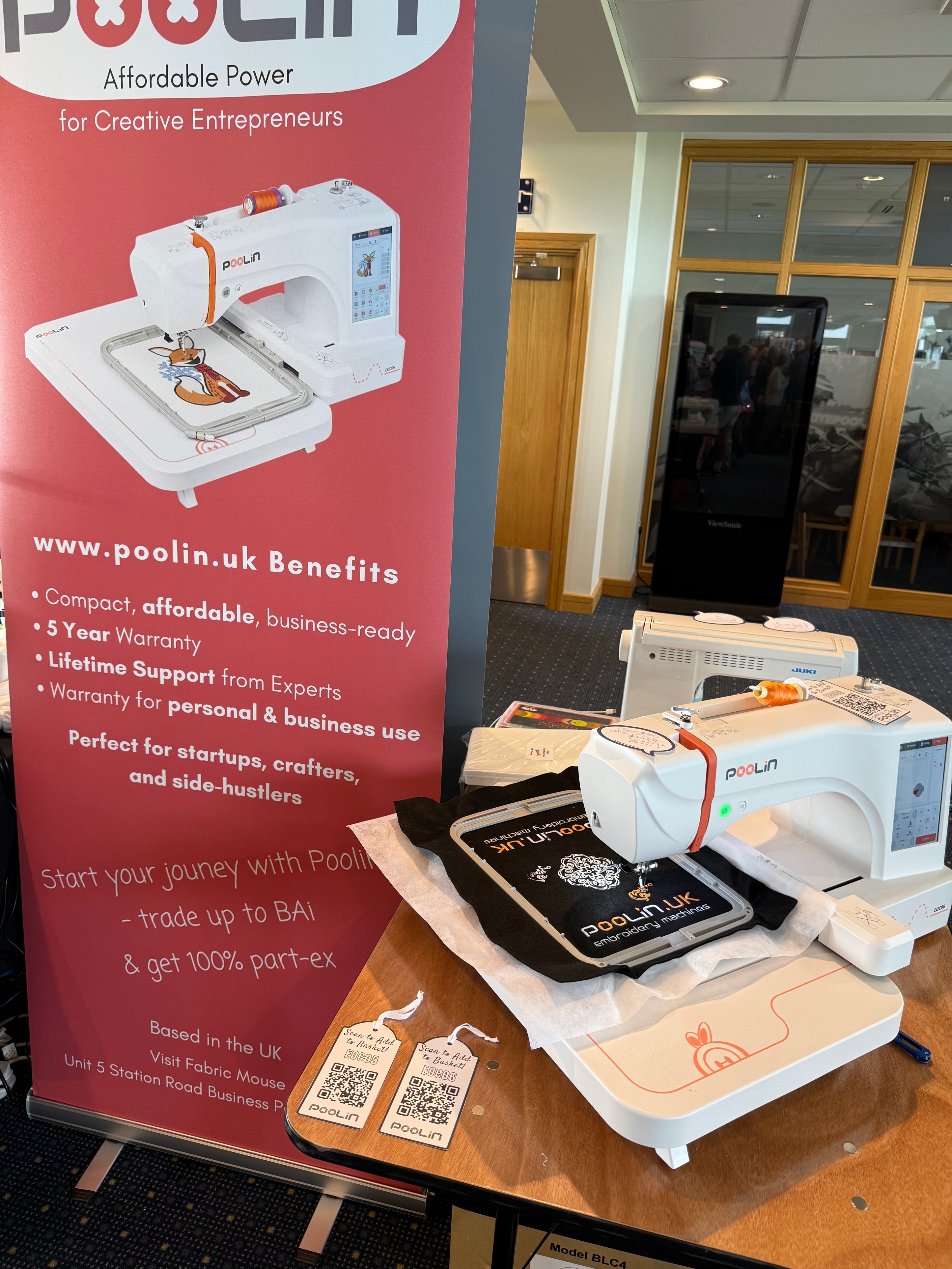 POOLIN EOC06 Embroidery Machine – Poolin